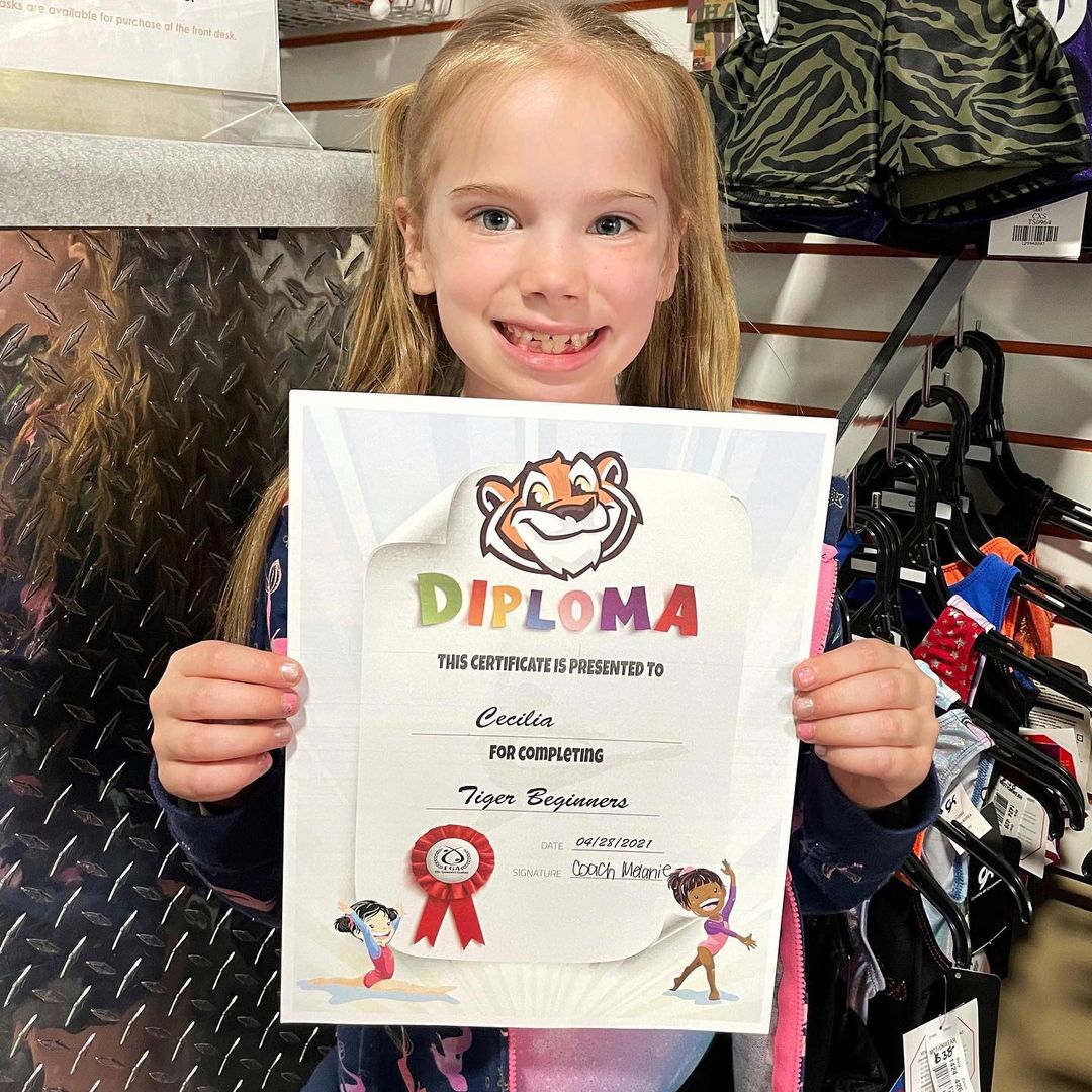 Congratulations, Cece!!! - Elite Gymnastics Academy